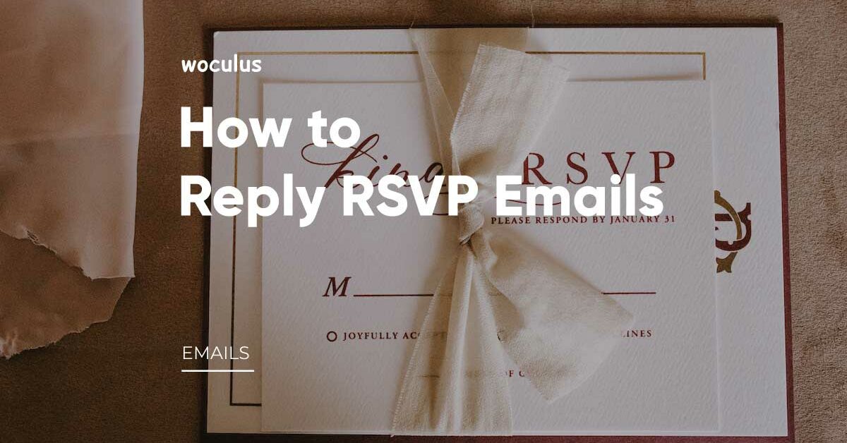 How to Reply RSVP Emails and Best Samples for Different Events